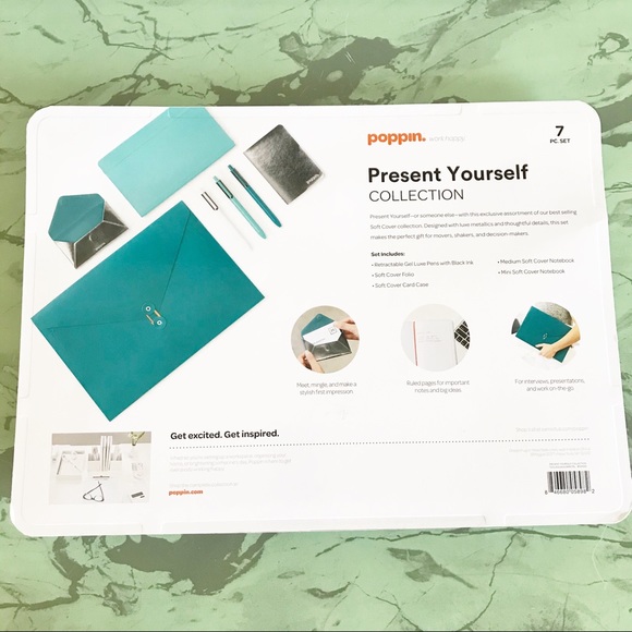Poppin | Office | Poppin Work Happy Present Yourself Collection Teal 7 ...